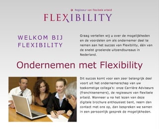Flex Franchise Brochure | PDF