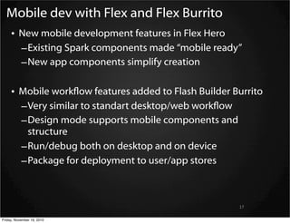 Flex apps for Android | PPT