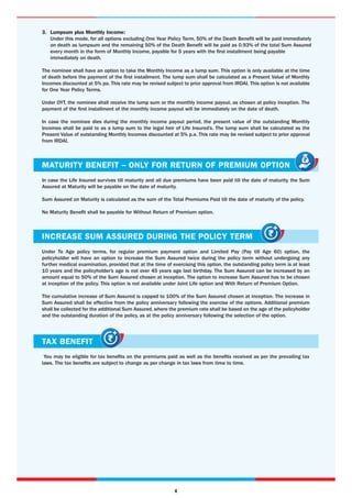 Term insurance | PDF