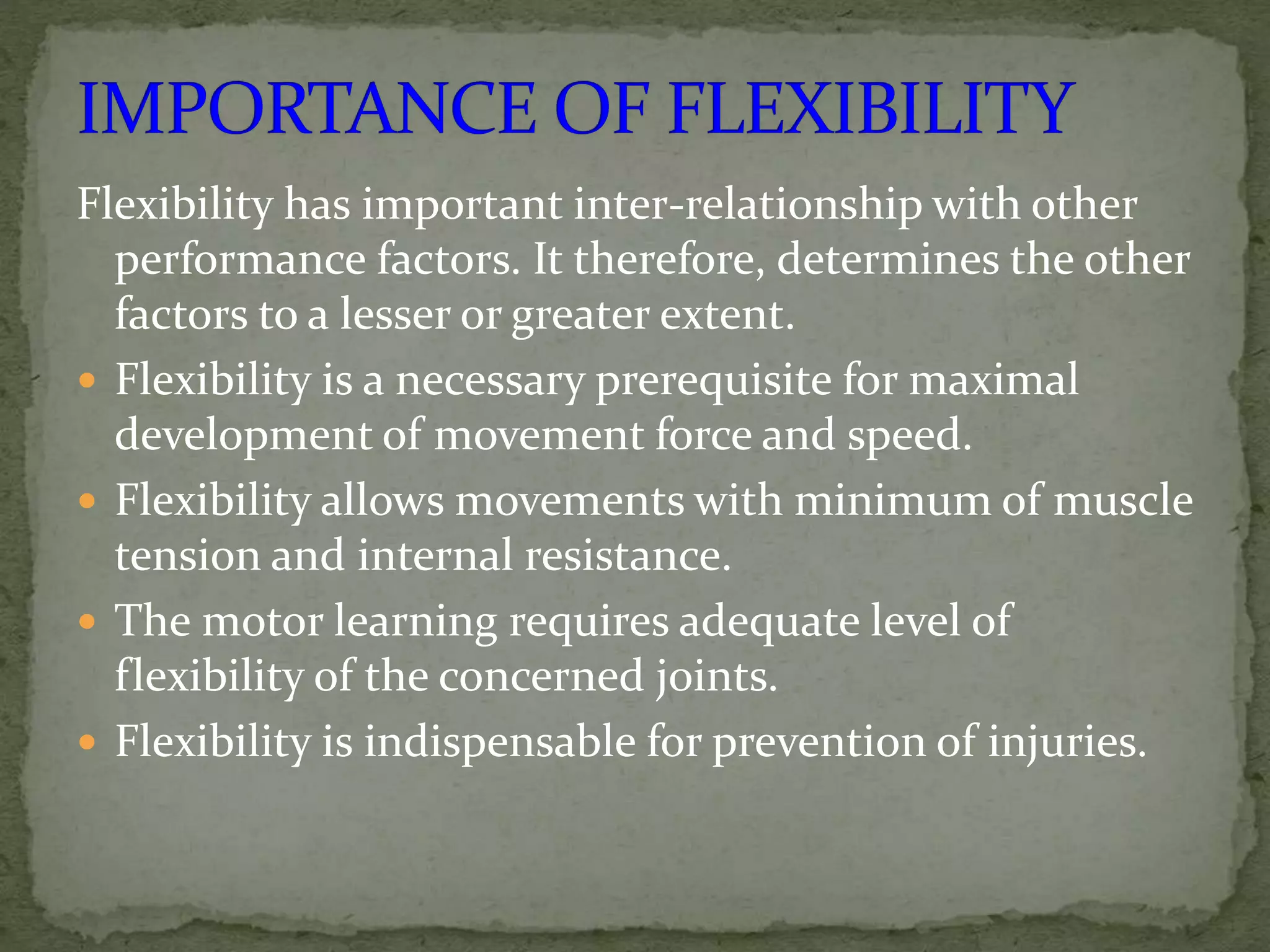 Flexibility | PPTX
