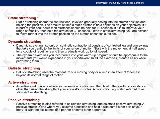 Stretching | PPTX