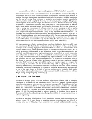 Flexibility a key factor to testability | PDF