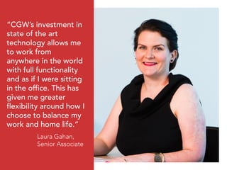 Flexibility and work life balance at Cooper Grace Ward | PPT