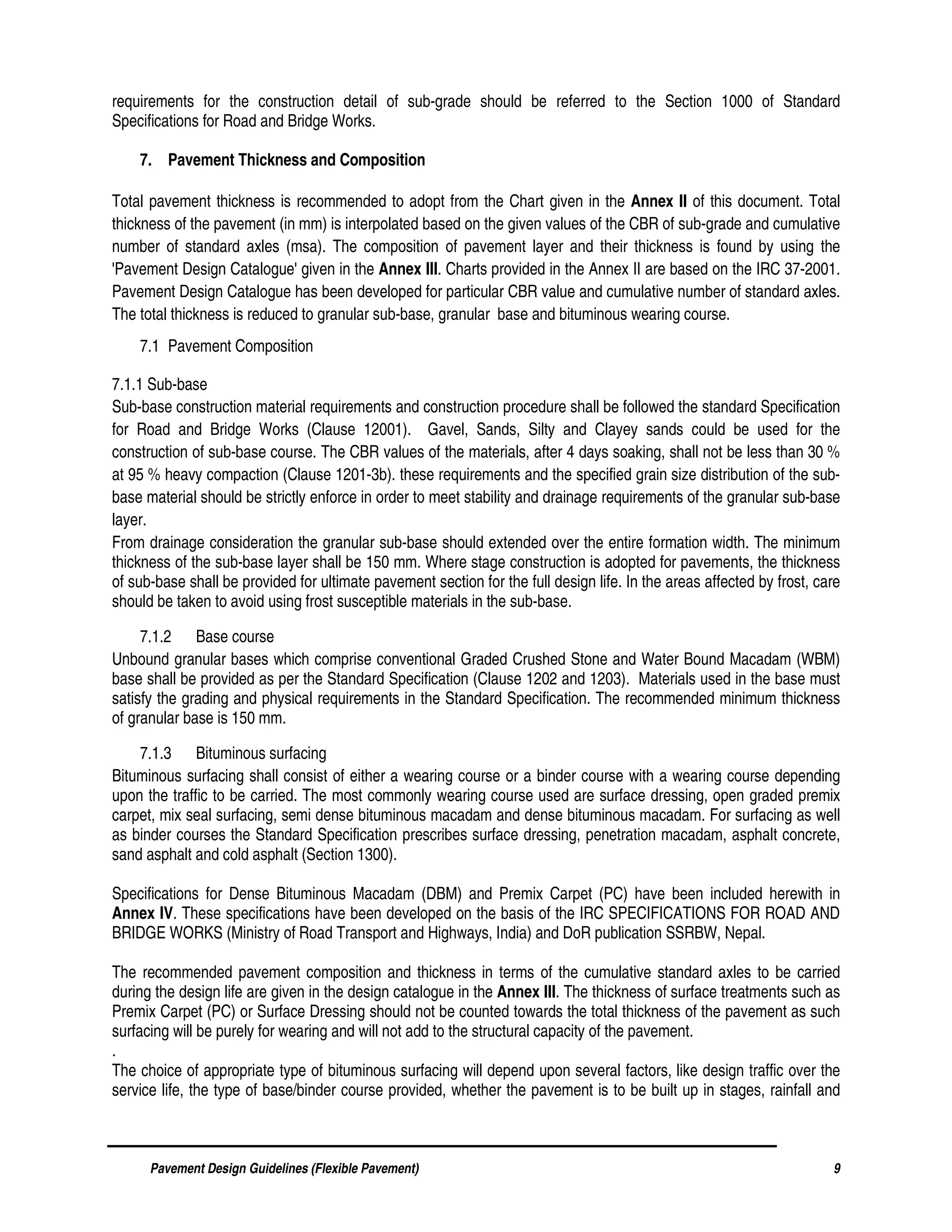 Flexible pavement-design-guidelines-flexible-pavement by do r nepal | PDF