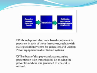 Flexible ac transmission system | PPTX