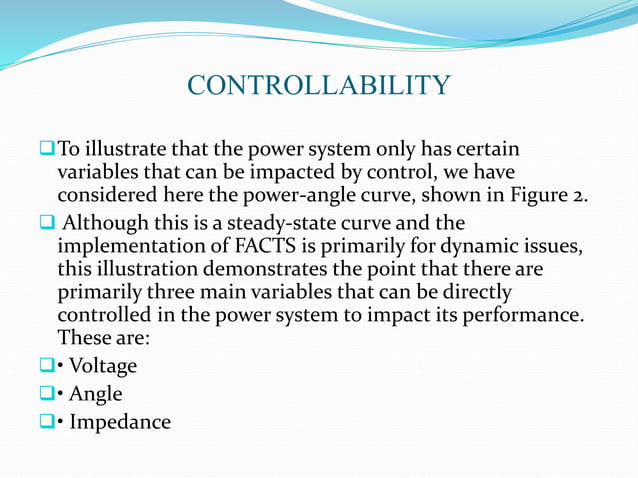 Flexible Ac Transmission System Pptx
