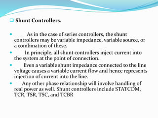 Flexible ac transmission system | PPTX