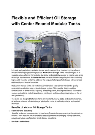 Flexible and Efficient Oil Storage with Center Enamel Modular Tanks.docx