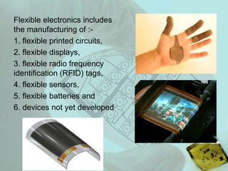 Flexible and strechable electronis | PPTX