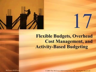 Flexible budgets & overhead costs | PPT
