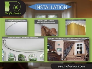 Flexible ceiling track system | theflextrack | PDF