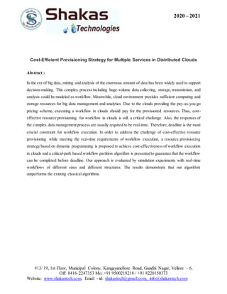 Flexible container based computing platform on cloud for scientific workflows (2) | PDF