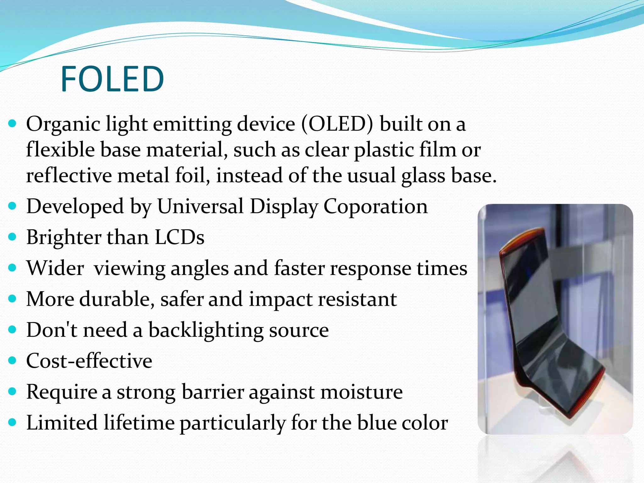 Flexible display | PPTX