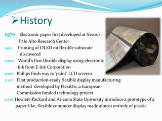 Flexible display | PPTX