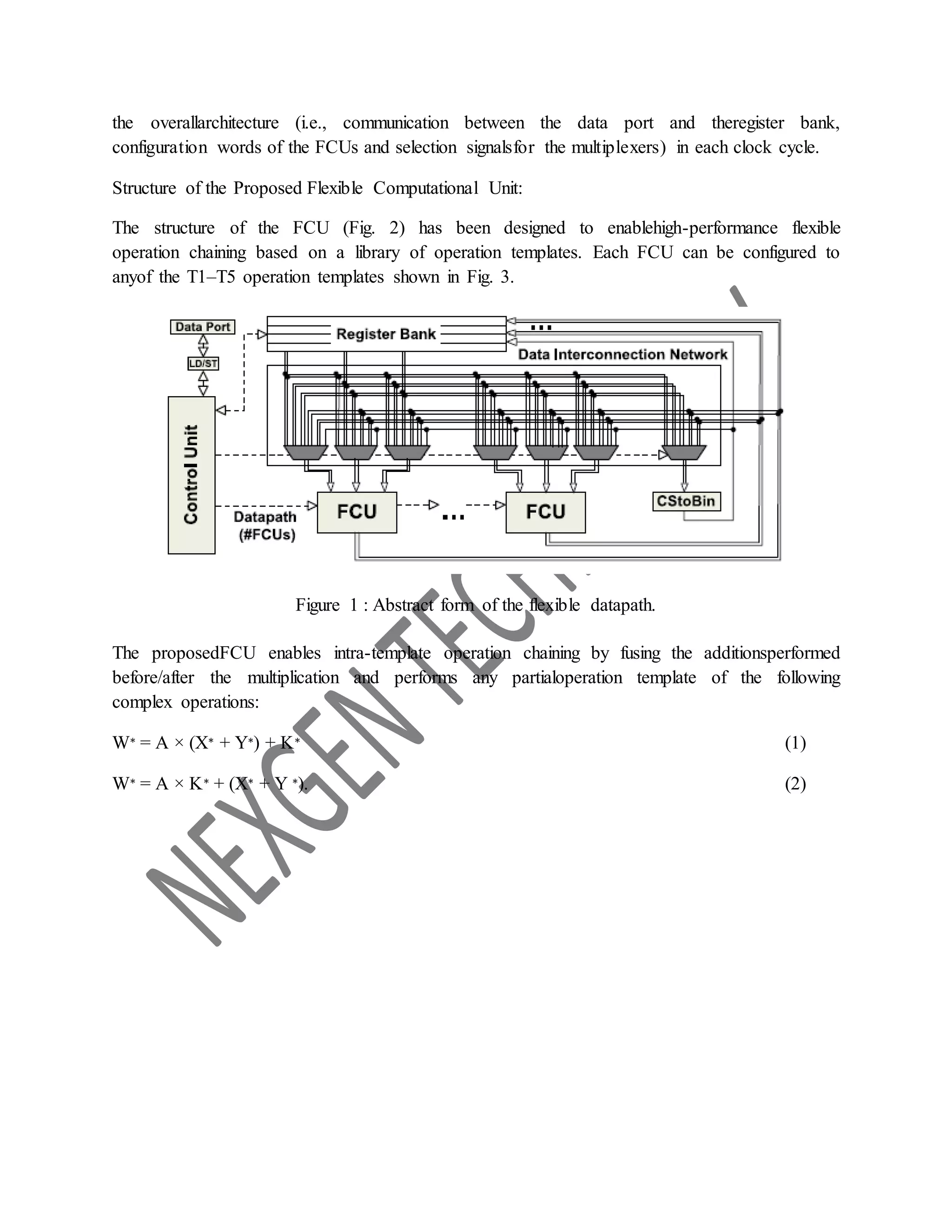 Flexible dsp accelerator architecture exploiting carry save arithmetic ...