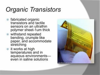 Flexible e skin | PPTX