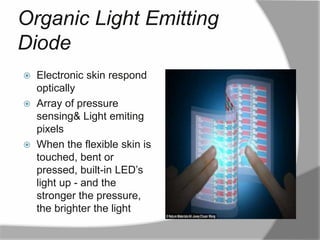 Flexible e skin | PPTX