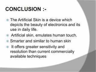 Flexible e skin | PPTX