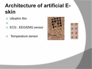 Flexible e skin | PPTX