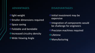 Flexible Electronics PPT by Sourabh Kumar | PPTX