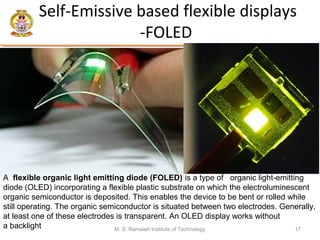 Flexible electronic displays | PPT