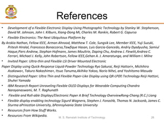 Flexible electronic displays | PPT