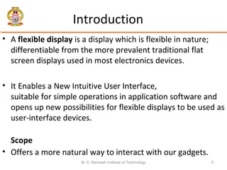 Flexible electronic displays | PPT