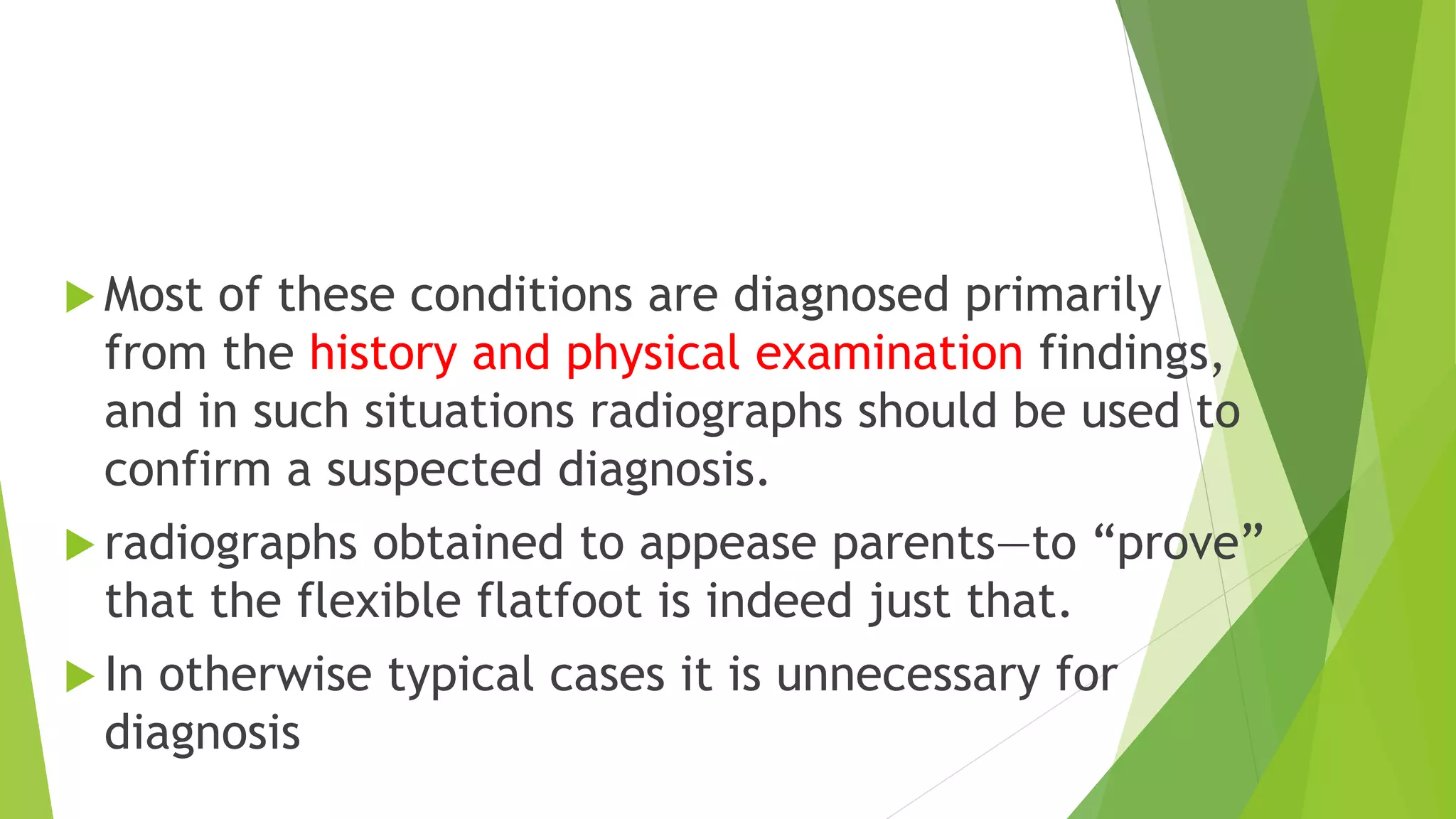 Flexible flatfoot (pes planovalgus) | PPTX