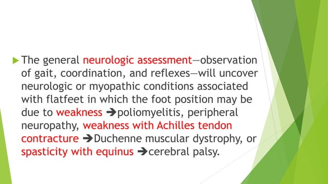 Flexible flatfoot (pes planovalgus) | PPTX | Death, Injury, or Military ...