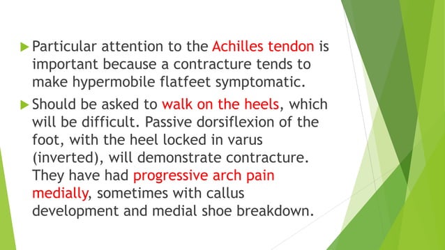 Flexible flatfoot (pes planovalgus) | PPTX | Death, Injury, or Military ...