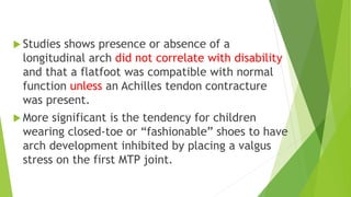 Flexible flatfoot (pes planovalgus) | PPTX