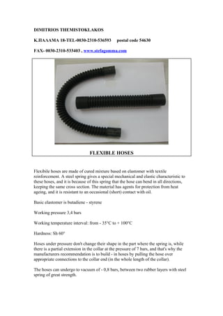 Flexible hose english | DOC