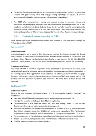 Flexible+learning+and+teaching+uwc+short+report+may+2015 | PDF