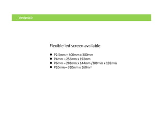 Flexible led screen designer'guide | PDF