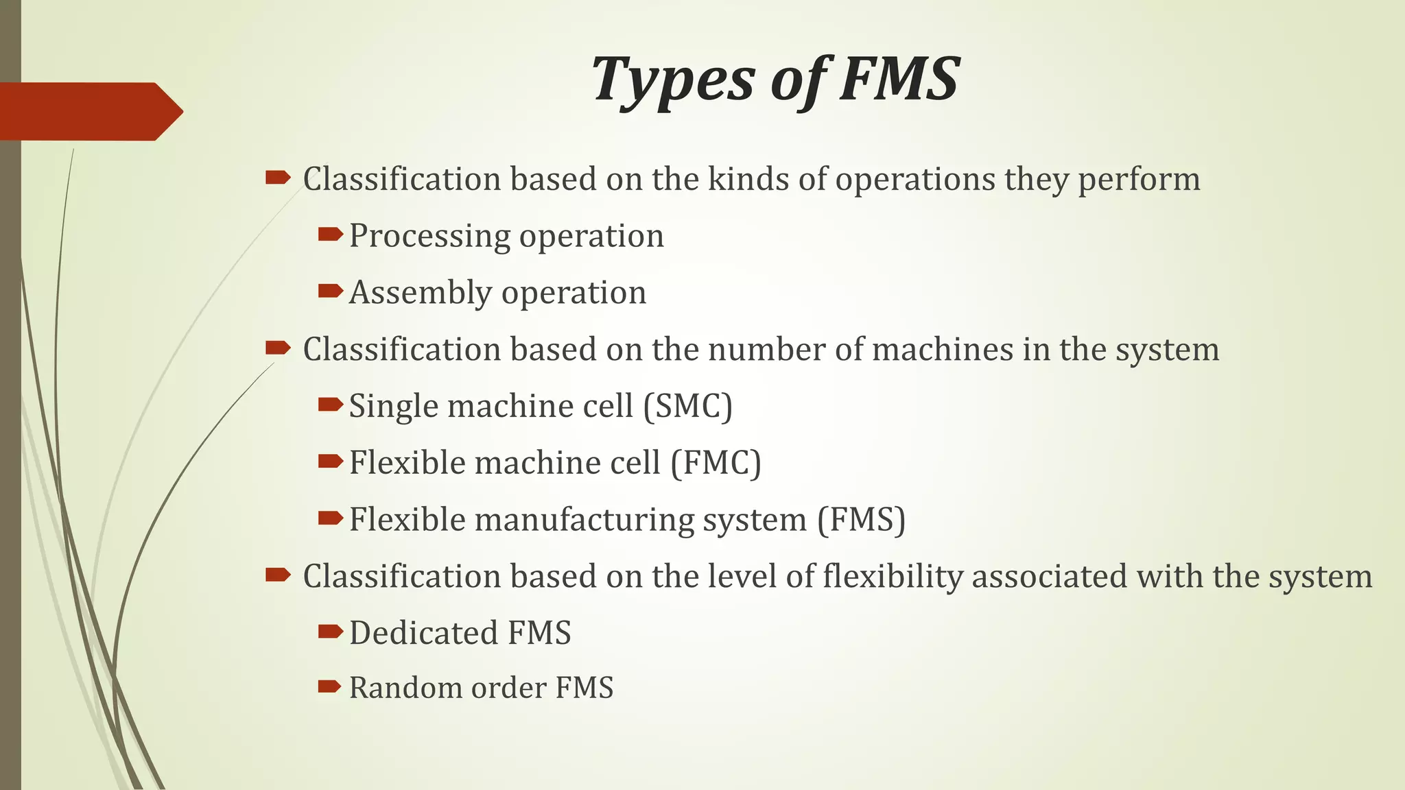 Flexible manufacturing system (fms) and automated guided vehicle system ...