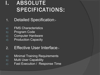 Flexible manufacturing systems | PPT