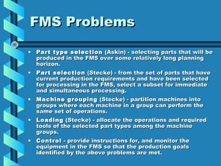 Flexible manufacturing systems | PPT