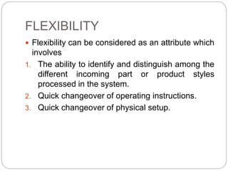 Flexible manufacturing systems (fms) | PPTX