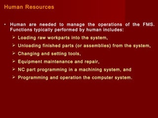 Flexible manufacturing systems | PPT