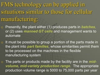 Flexible Manufacturing Systems V2 090310 | PPT