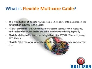 Flexible multicore cable | PPTX