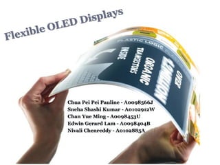 Sony Flexible Oled Screen