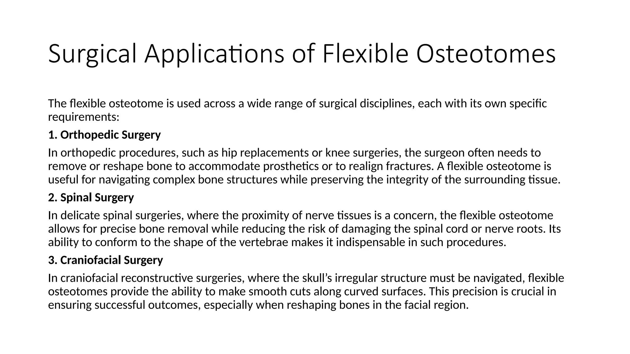 Flexible Osteotome. Understanding the Osteotome | PPTX