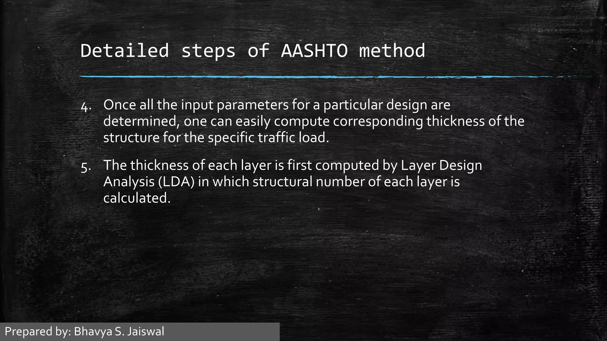 Flexible pavement design by aashto method | PPTX