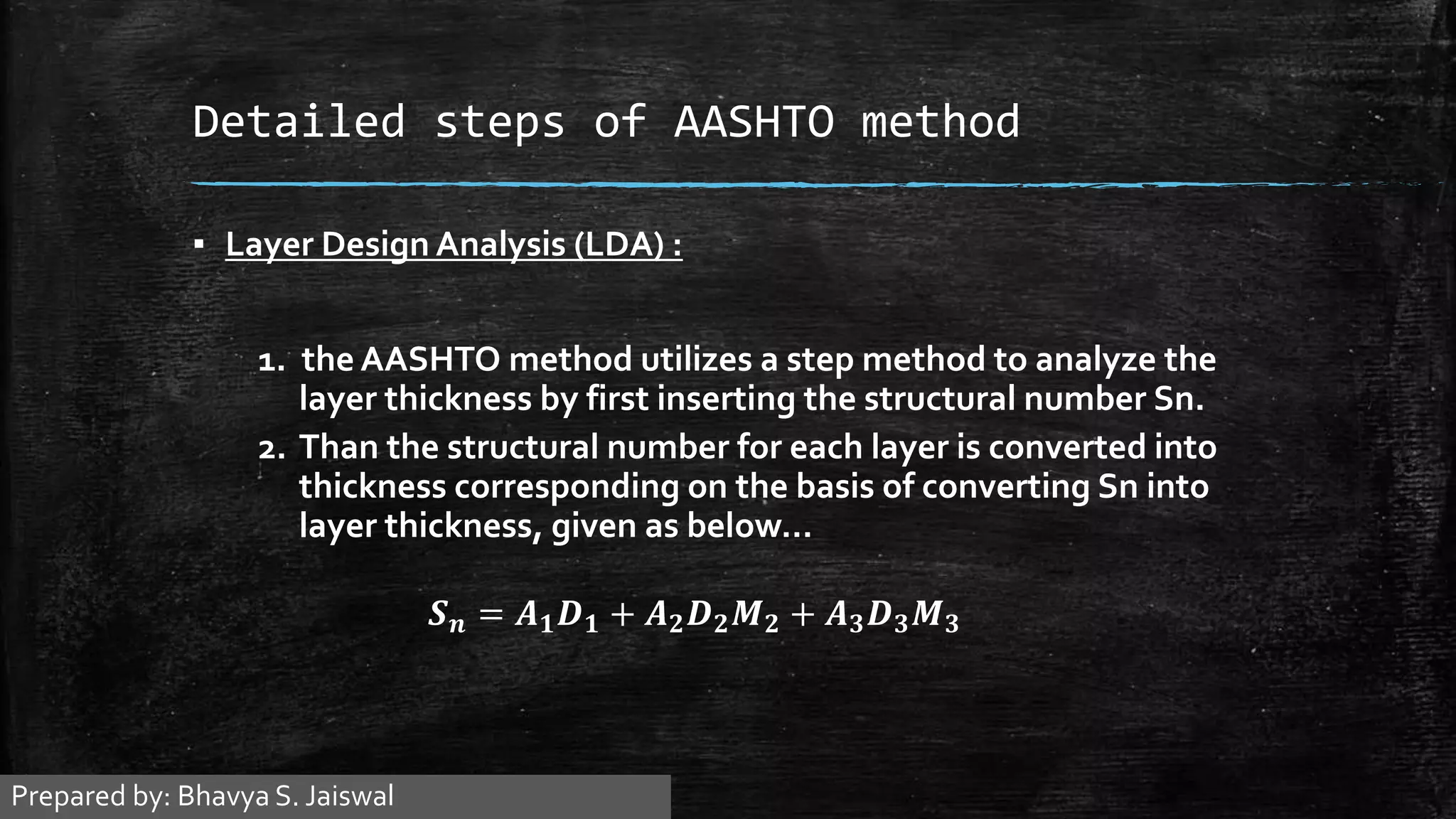 Flexible pavement design by aashto method | PPTX