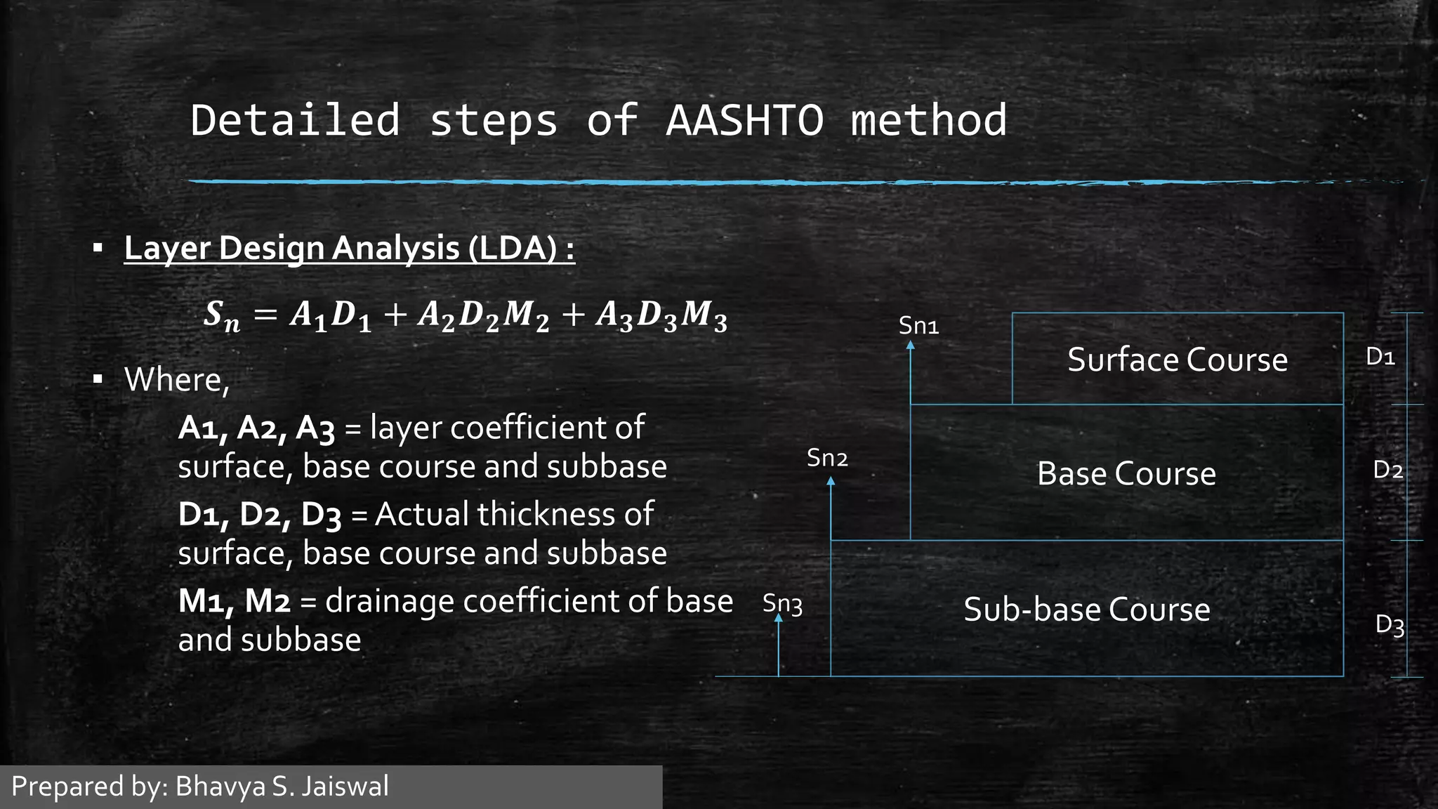 Flexible pavement design by aashto method | PPTX