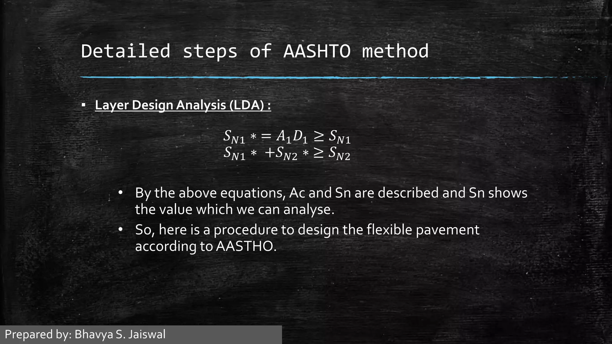 Flexible pavement design by aashto method | PPTX