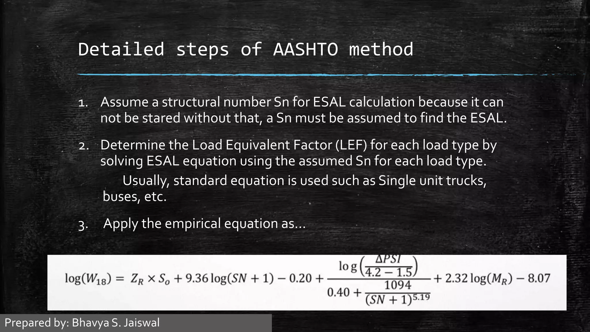 Flexible pavement design by aashto method | PPT Flexible pavement design by aashto method | PPT