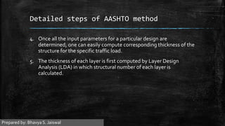 Flexible pavement design by aashto method | PPTX