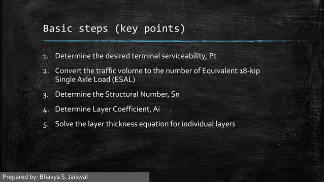Flexible pavement design by aashto method | PPT Flexible pavement design by aashto method | PPT